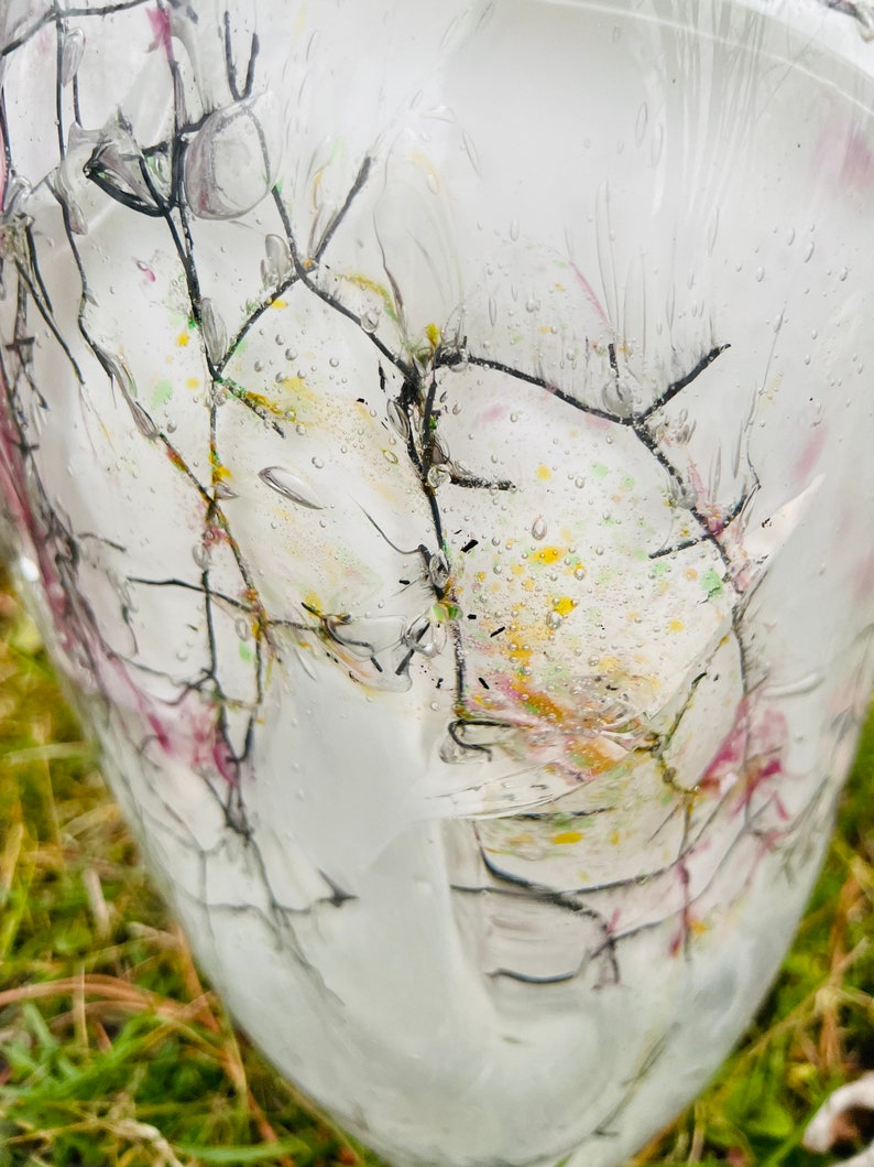 Adam Jablonski Blown Glass Vase, Rare Piece - Etsy