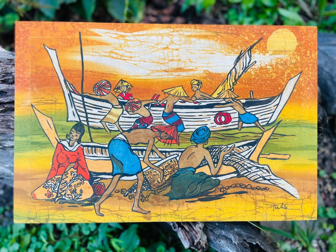 Beautiful Batik Wall Hanging, Batik Art - Etsy