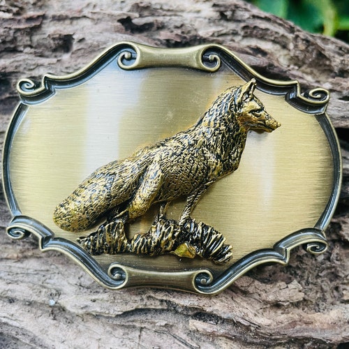 Fox Belt Buckle - Etsy