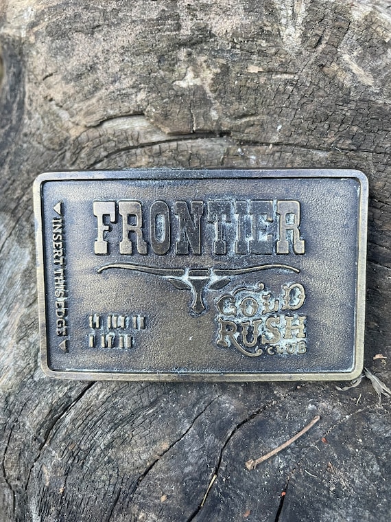 Vintage Frontier belt buckle - Gem