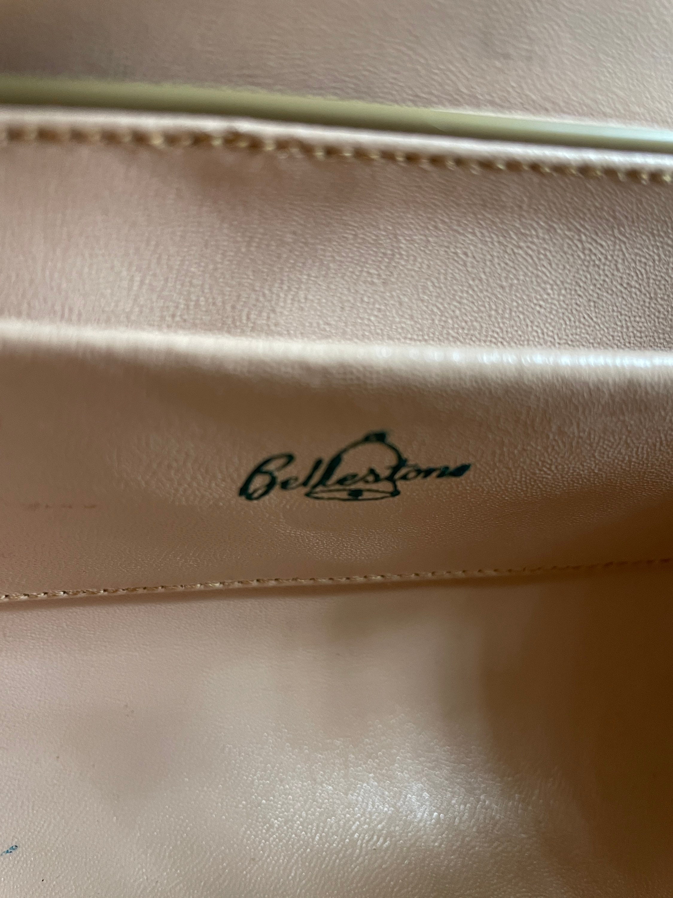 Vintage Bellestone Reptile Skin Handbag - Etsy