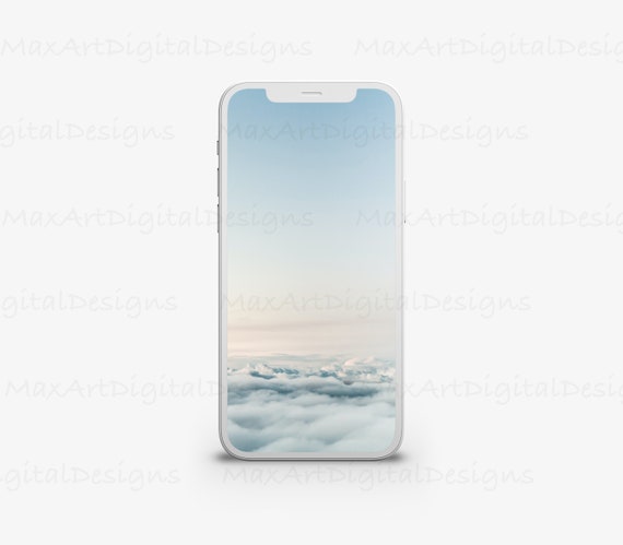White Iphone Template