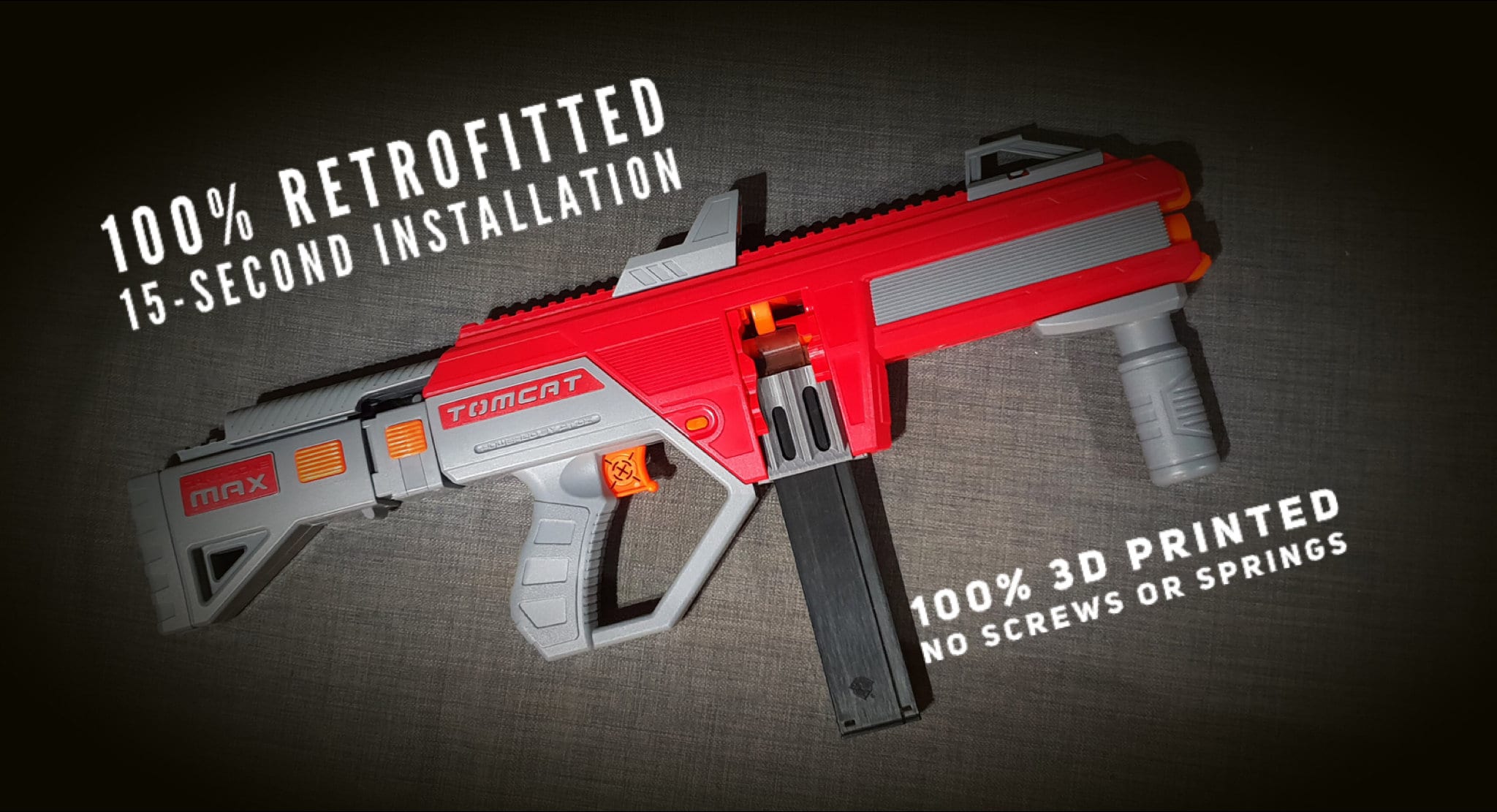 File Only - Talon Mag Adapter for Dart Zone Tomcat Blaster "dump the ...