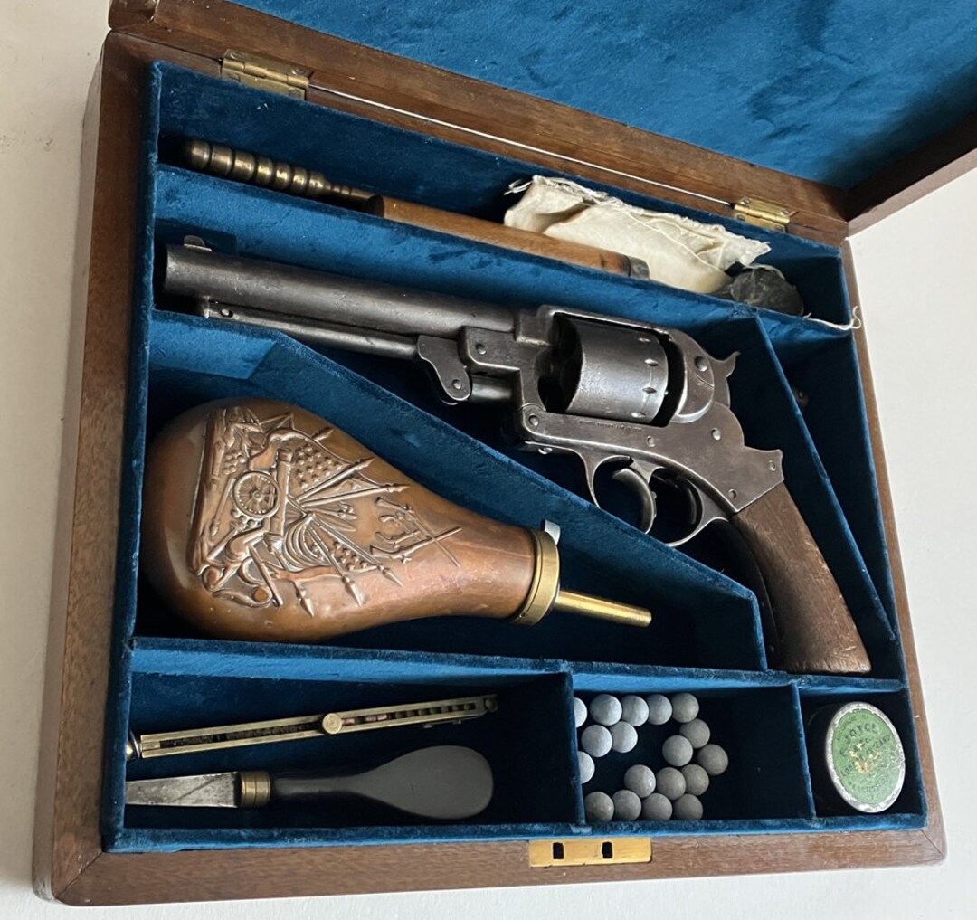 ANTIQUE Case Takes a STARR DA Percussion Revolver Gun. - Etsy