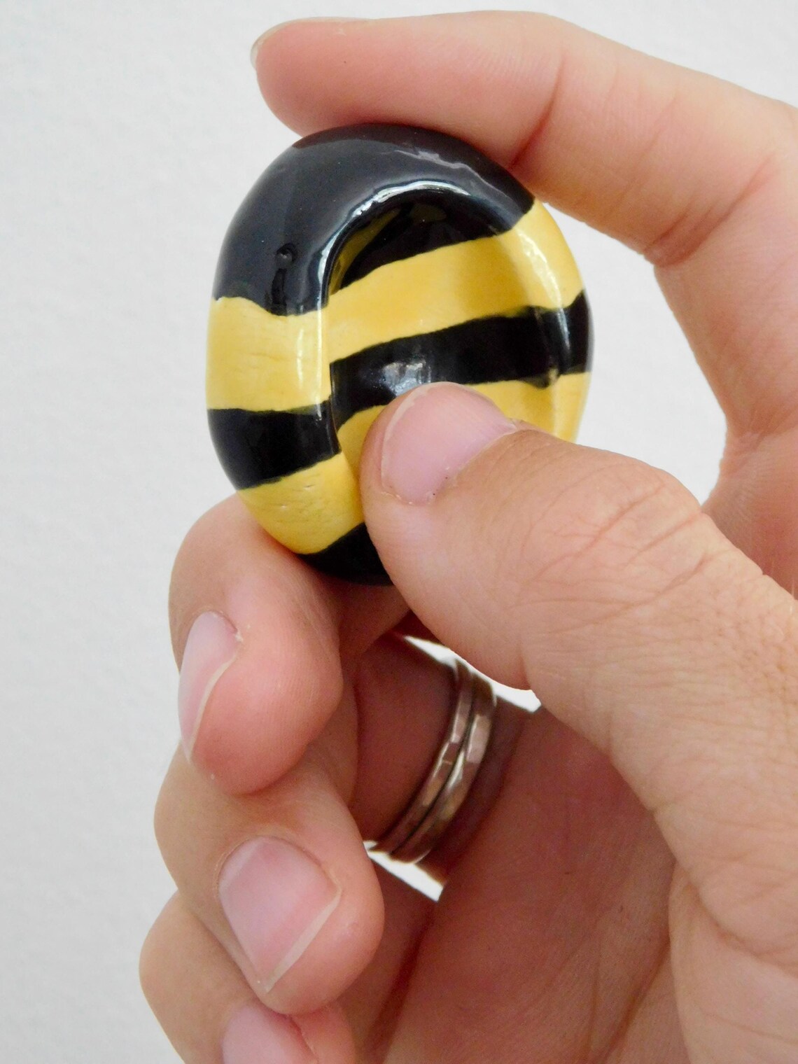 Handmade Ceramic Bumble Bee Worry Stone - Etsy