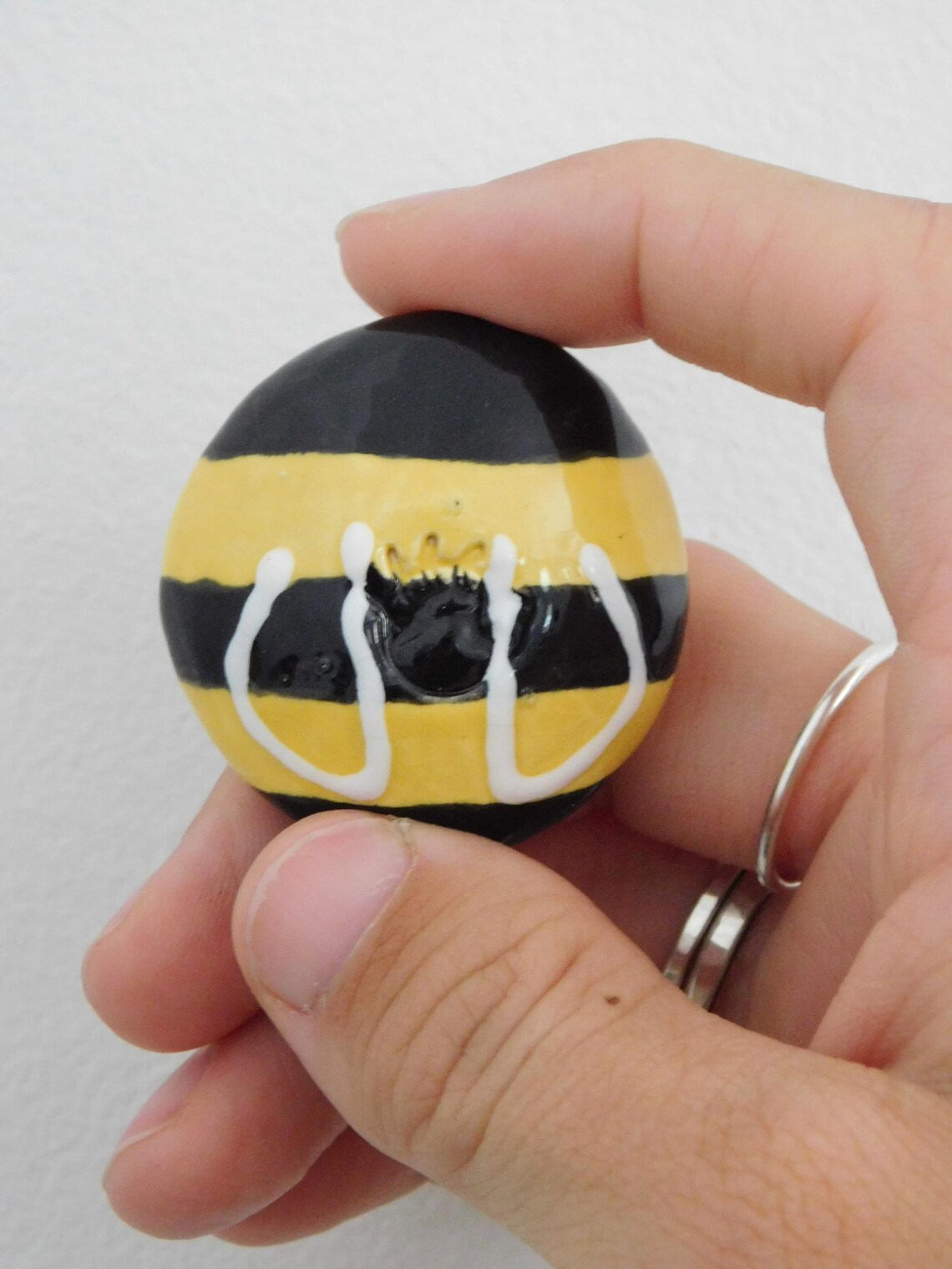 Handmade Ceramic Bumble Bee Worry Stone - Etsy