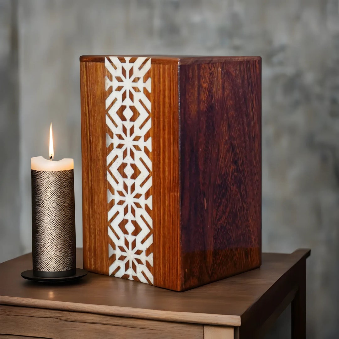 Cremation Urn for Human Ashes Urn Box for Funeral Large Urn for Male ...