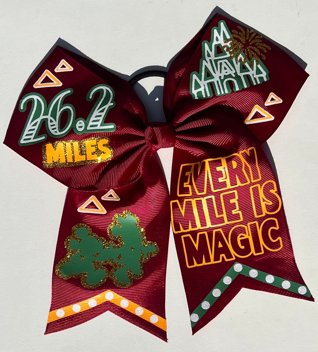 WDW Marathon 2024 Cheer Bow - Etsy