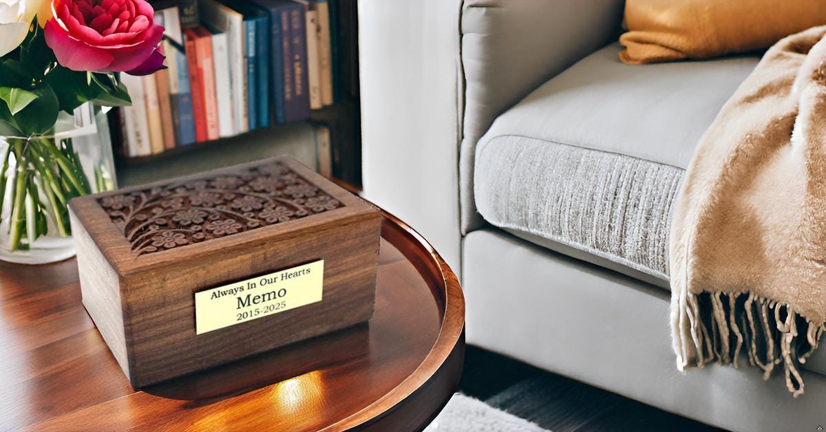 Wooden Pet Urn Personalized Rosewood Funeral Box for Ashes - Etsy