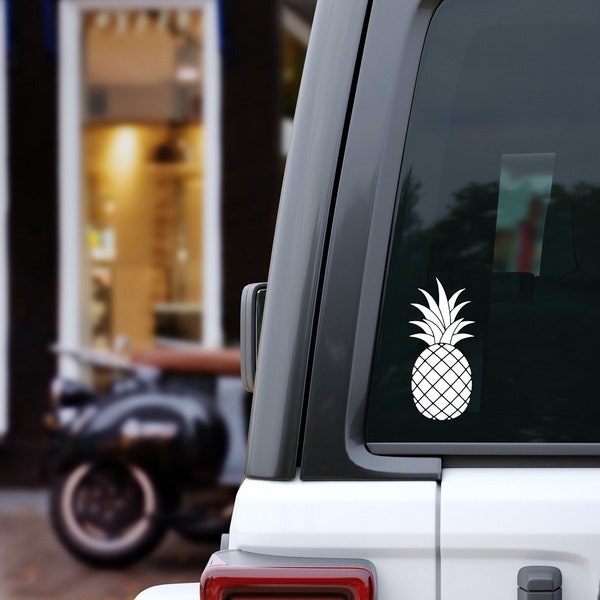 Upside Down Pineapple Car Decal - Etsy