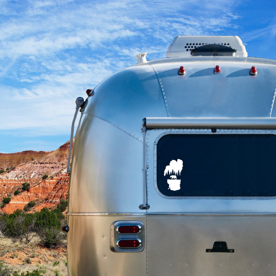 Lake Tahoe Bear Decal, RV Trailer Camper off Road Vehicle Decal, Tahoe ...