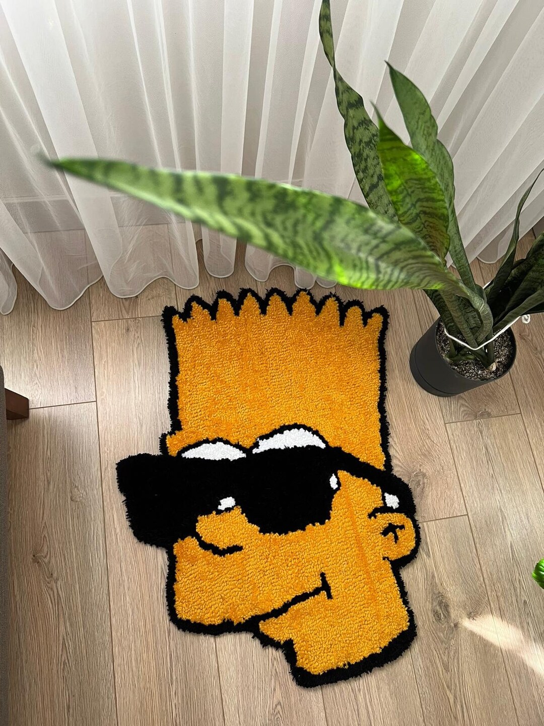 Simpsons / Bart Simpson Hand Tufted Rug 60 X 80cm 2 X 2.6 Ft - Etsy