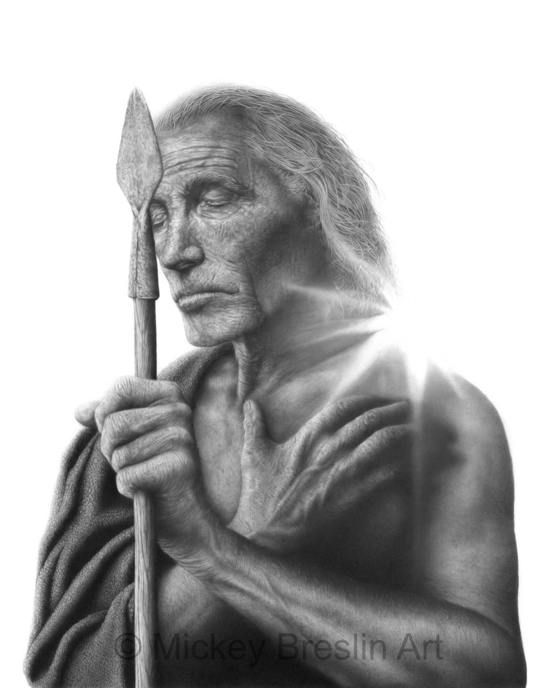 Lugh - Mickey Breslin Pencil Drawing Print - Etsy