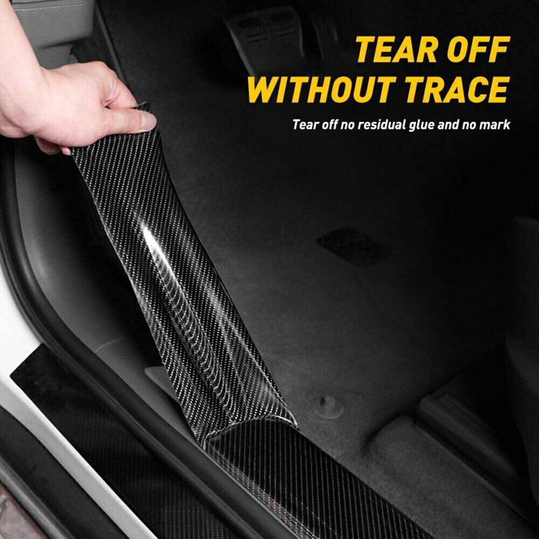 CARBON FIBER BLACK Roll Decal Sticker Vinyl Tape for Car Accessories ...