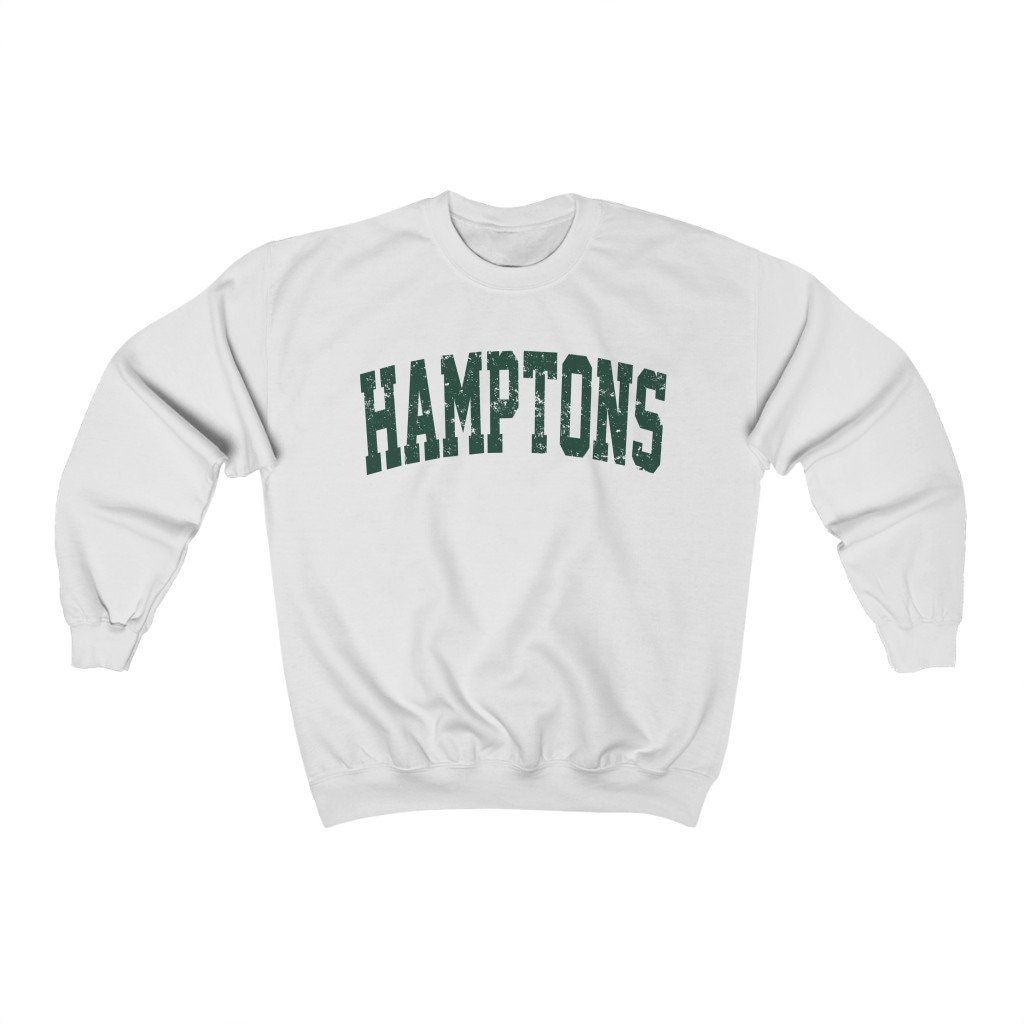 Hamptons Crew Neck Hamptons Sweatshirt New York Sweatshirt - Etsy