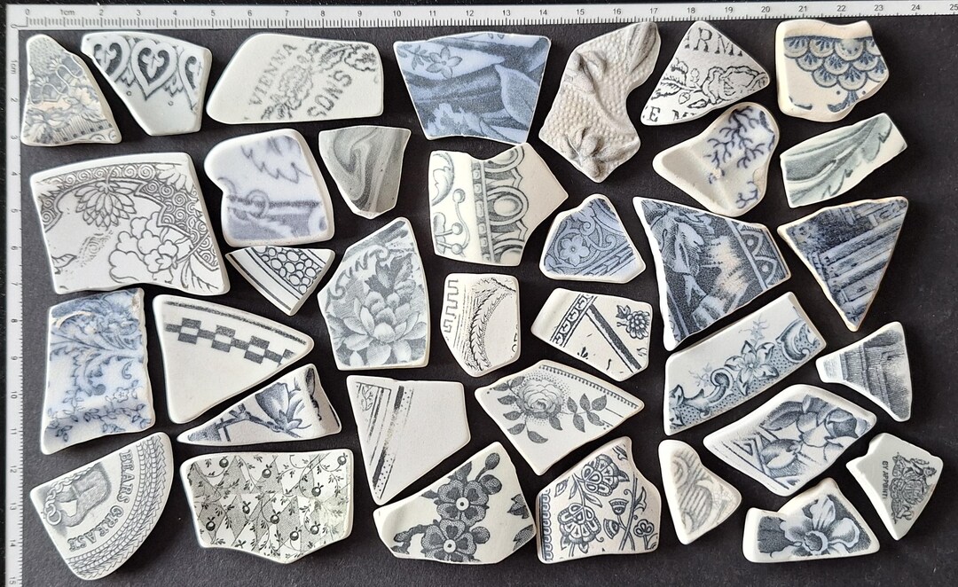 Tumbled Pottery Fragments From Field and Foreshore. Ideal for Arts and ...