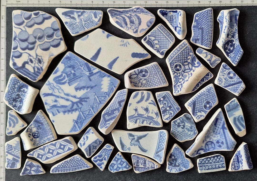 Tumbled Pottery Fragments From Field and Foreshore. Ideal for Arts and ...