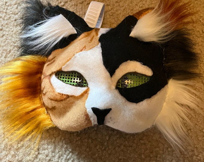 Calico Therian Cat Mask - Etsy