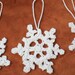 Crochet Snowflake Pattern: Christmas Ornament Applique (PDF Pattern) - Etsy