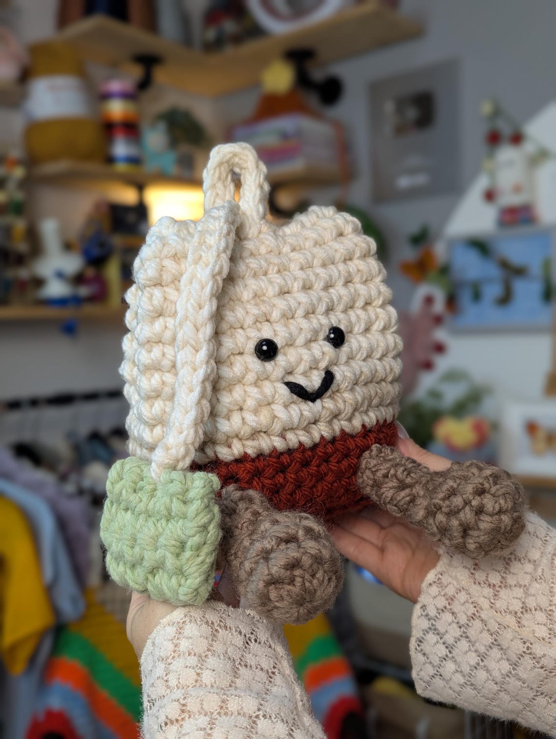 Crochet Tea Bag Plushie Pattern: Beginner Amigurumi Toy (PDF Digital ...
