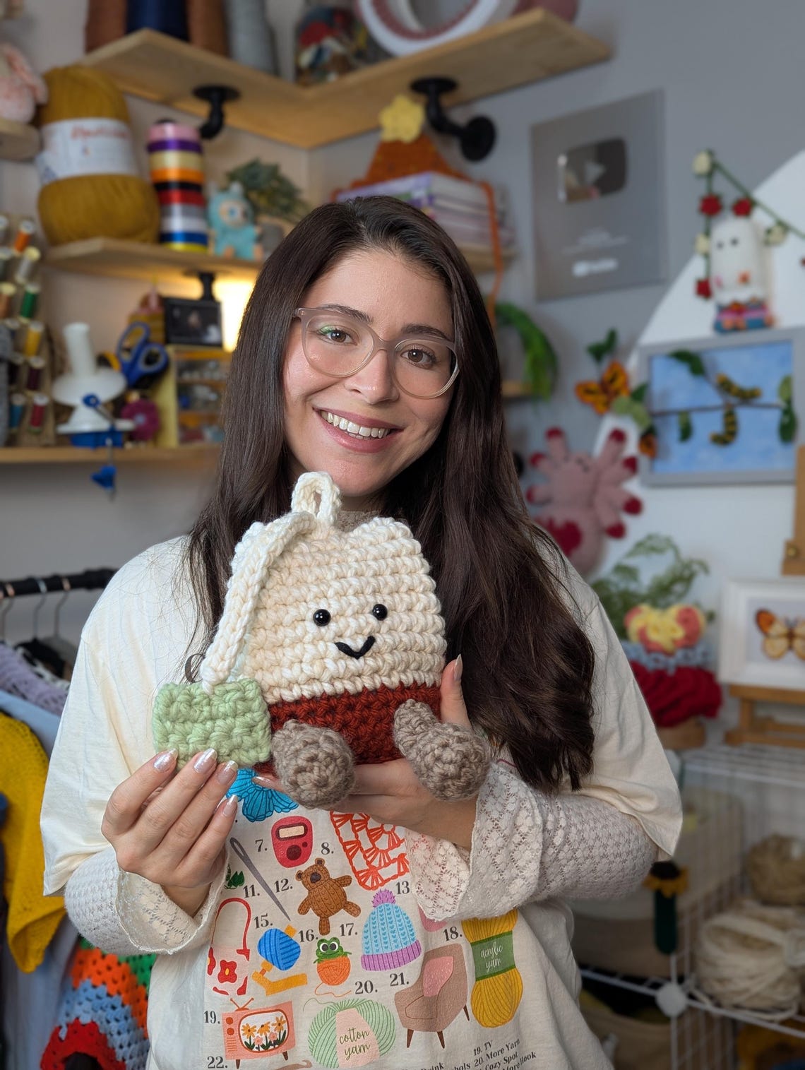 Crochet Tea Bag Plushie Pattern: Beginner Amigurumi Toy (PDF Digital ...