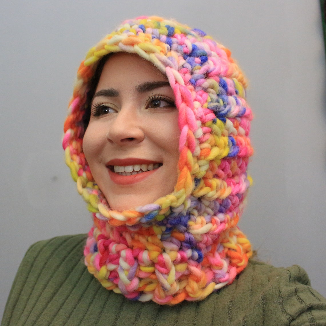 Crochet Balaclava Pattern Charts Chunky Crochet Balaclava - Etsy UK