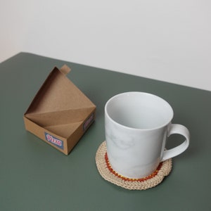 Crochet Pizza Coasters Written Pattern and Pizza Boxes Templates ...