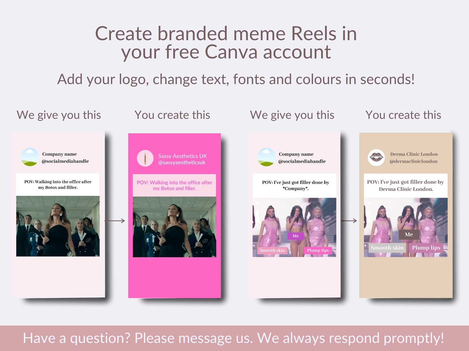 50 Botox and Filler Meme Medspa Reels Lip Filler Reels - Etsy