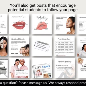 Injectables TRAINING ACADEMY Templates / Facial Arteries Facial Anatomy ...