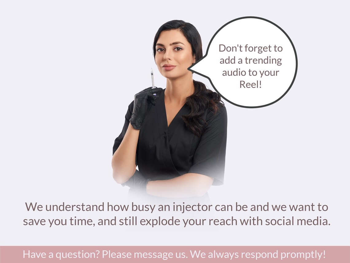 50 Botox and Filler Meme Medspa Reels Lip Filler Reels - Etsy