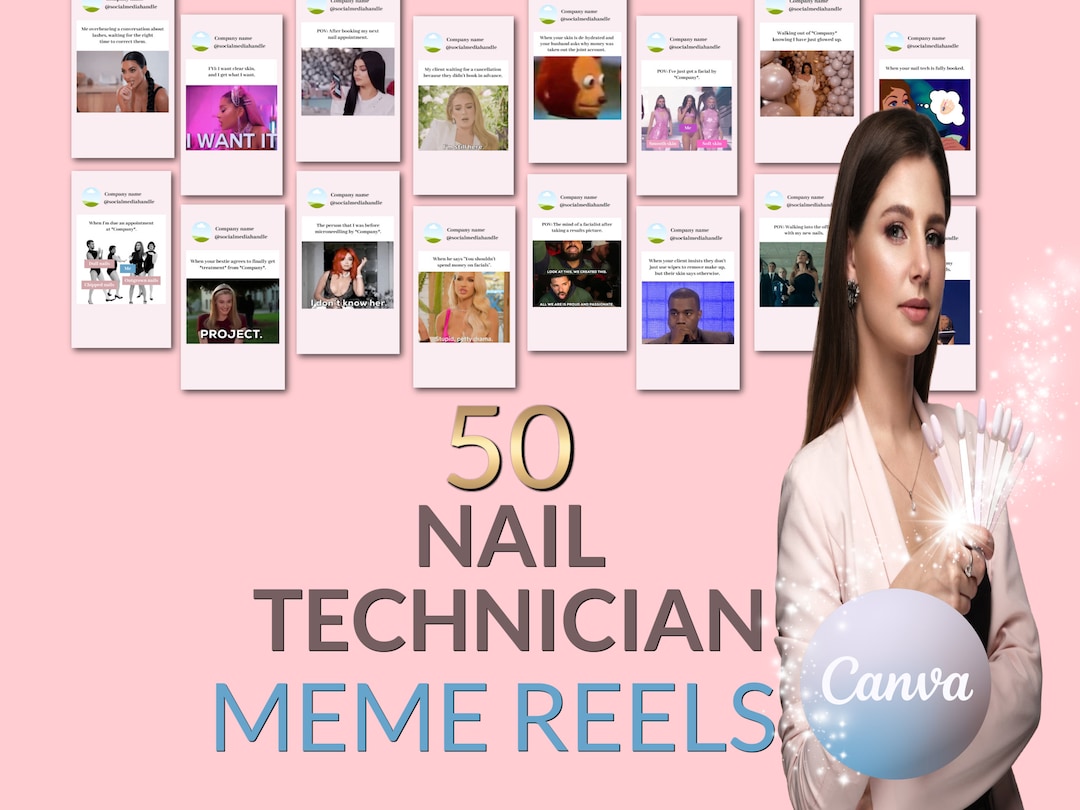 NEW Nail Instagram Meme Reels Nail Social Media Nail Tech Instagram ...