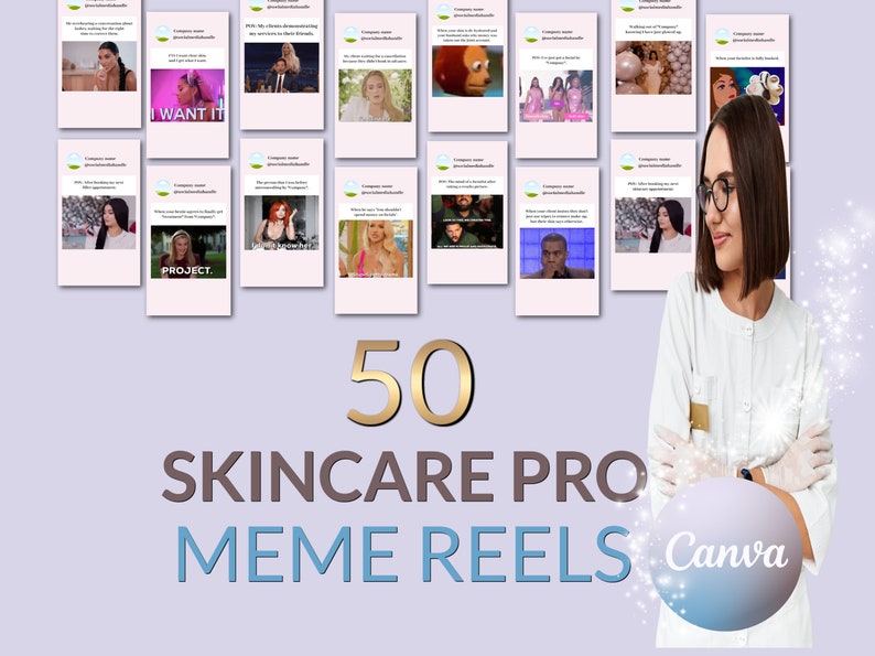 NEW Esthetician Memes for Reels Esthetician Reels Skincare Memes ...