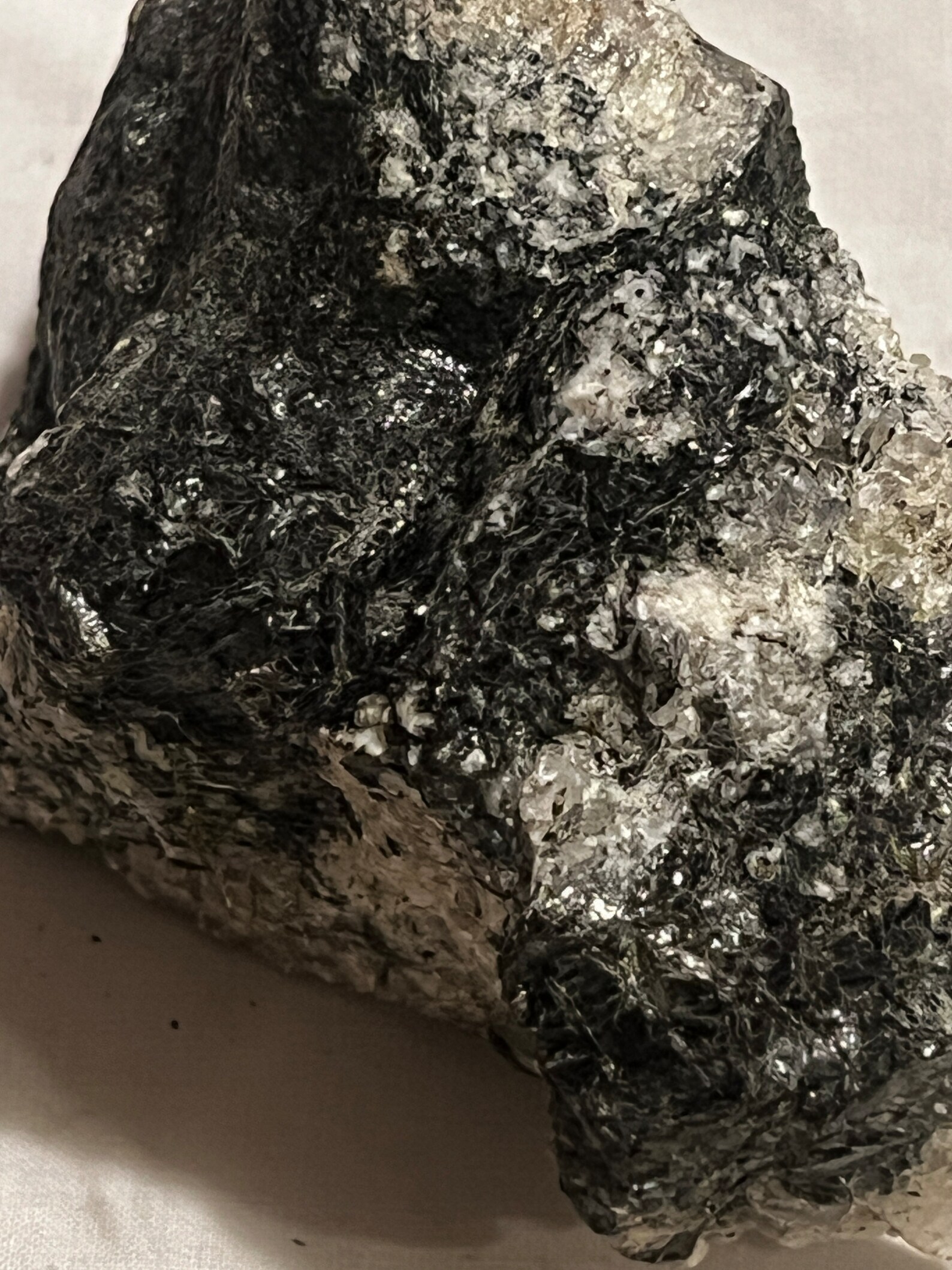 Black Mica Biotite With Quartz Specimen - Etsy