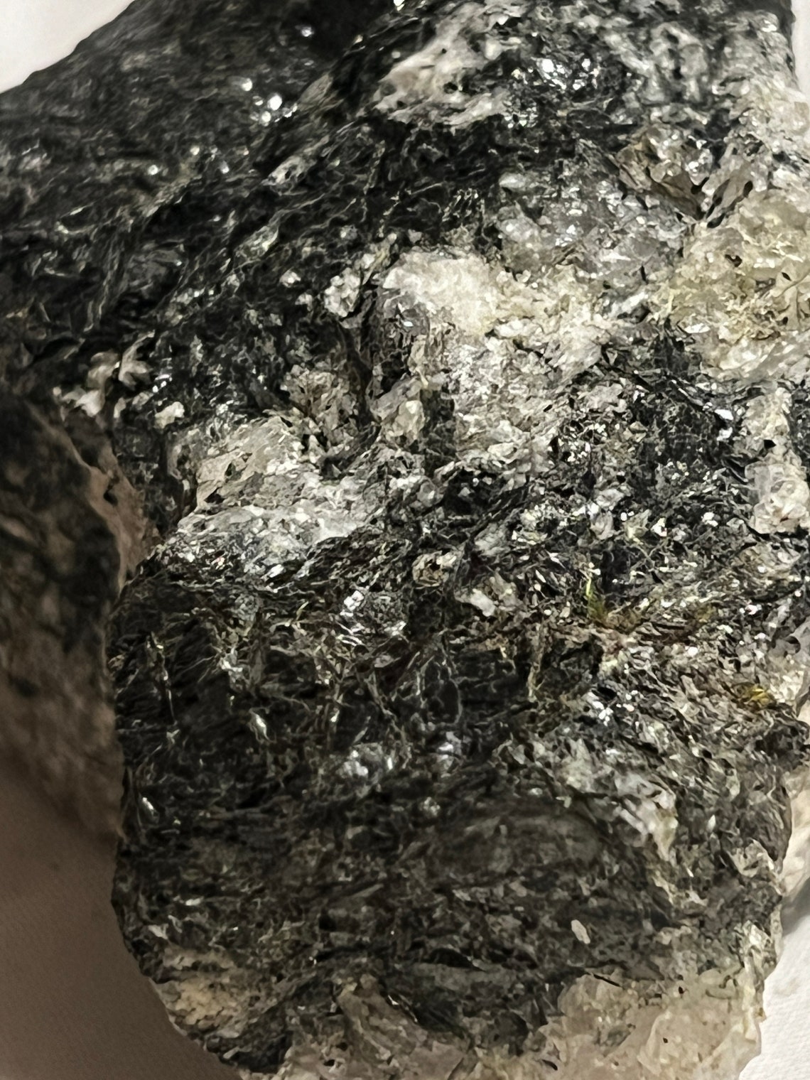 Black Mica Biotite With Quartz Specimen - Etsy