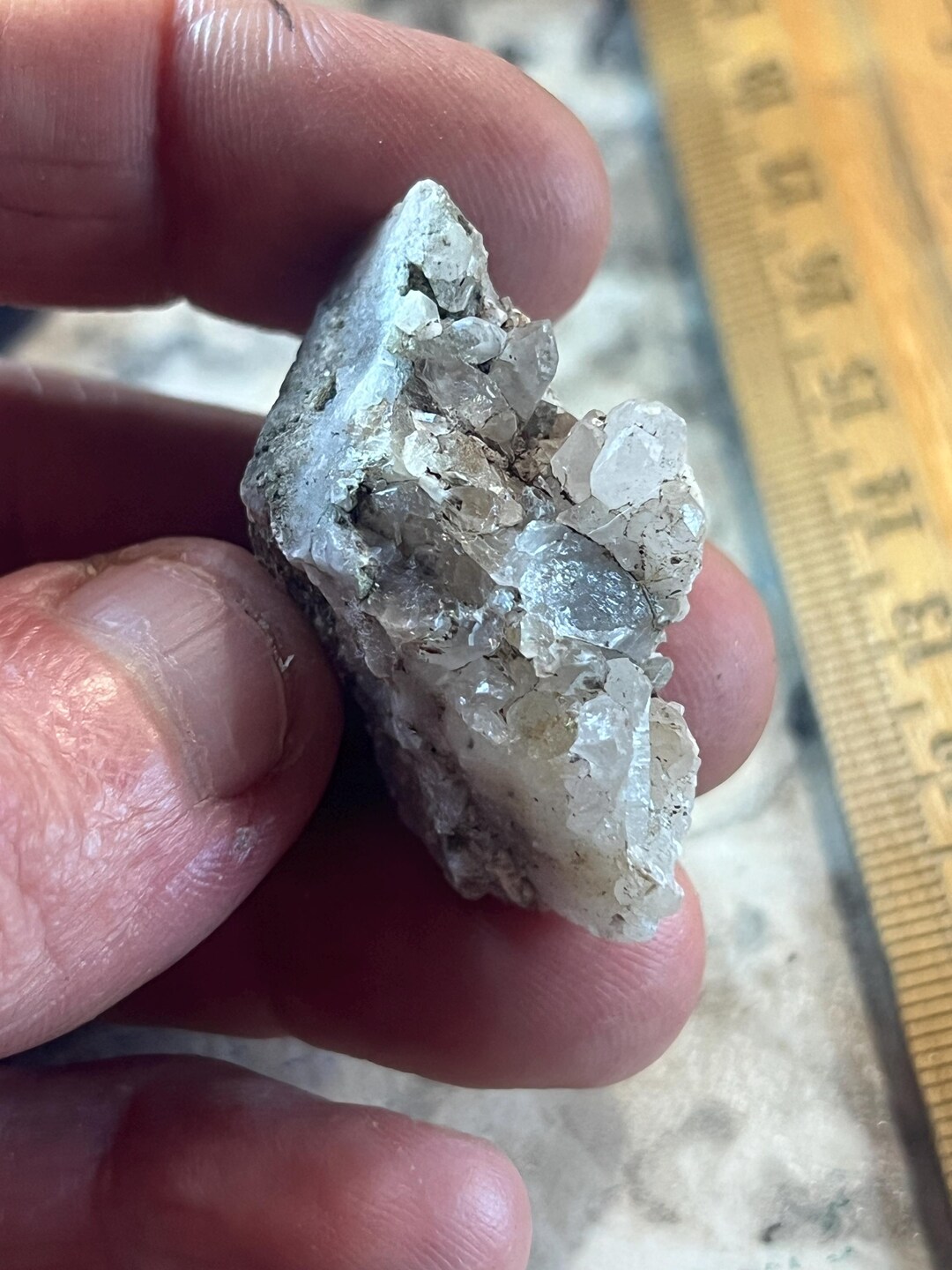 Very Tiny but Gorgeous Quartz Crystal Rock Specimen Found Local in the ...
