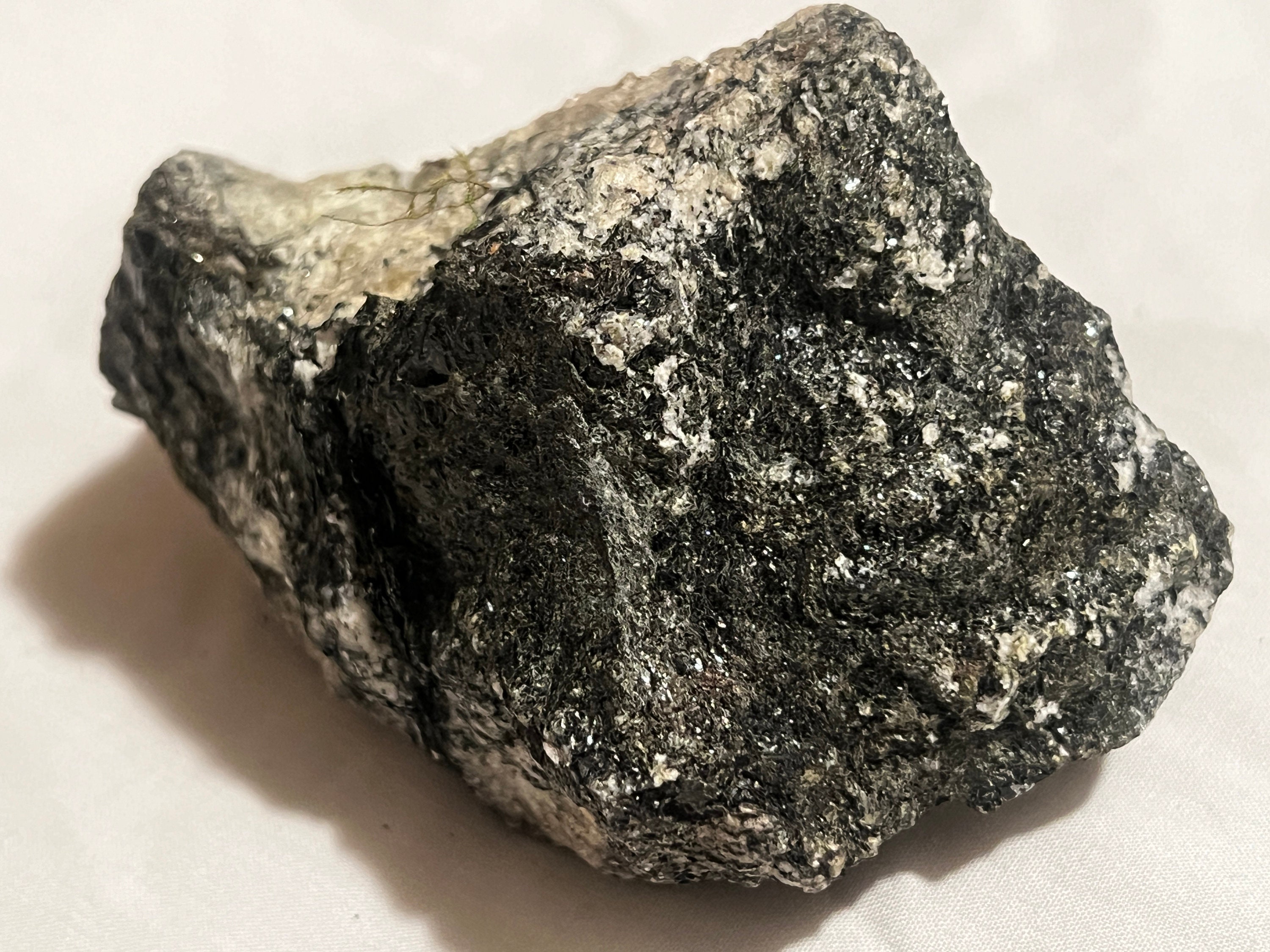 Black Mica Biotite With Quartz Specimen - Etsy