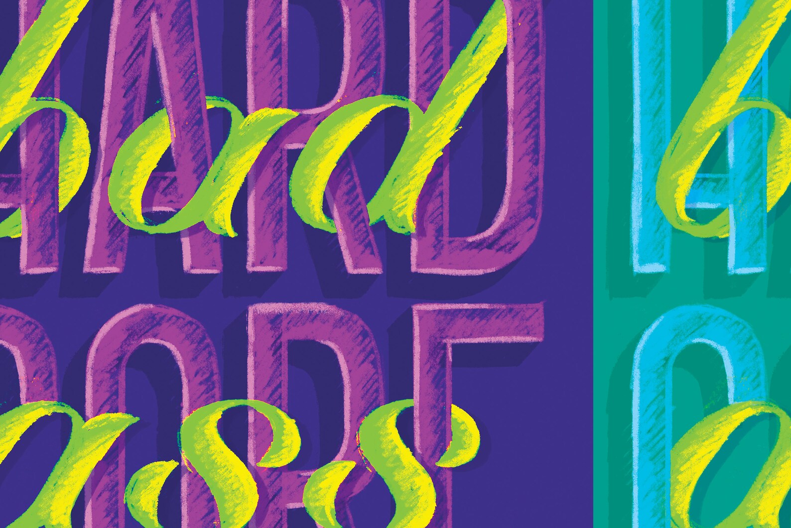 Badass, Hardcore, Art Print, Digital Download, Hand Lettering, Quote ...