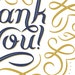 Thank You Print, Thank You, Card, Typography Print, Digital Download ...