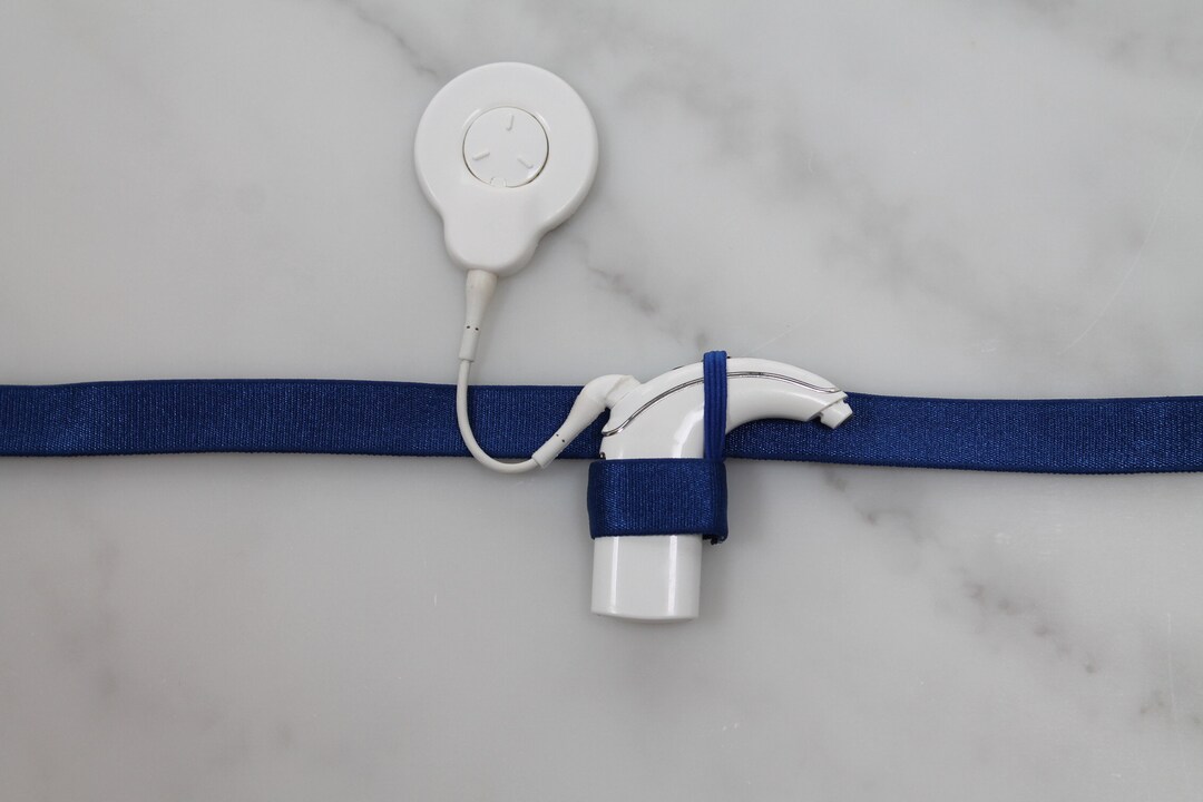 Elastic Headband for Cochlear Implants Aqua - Etsy
