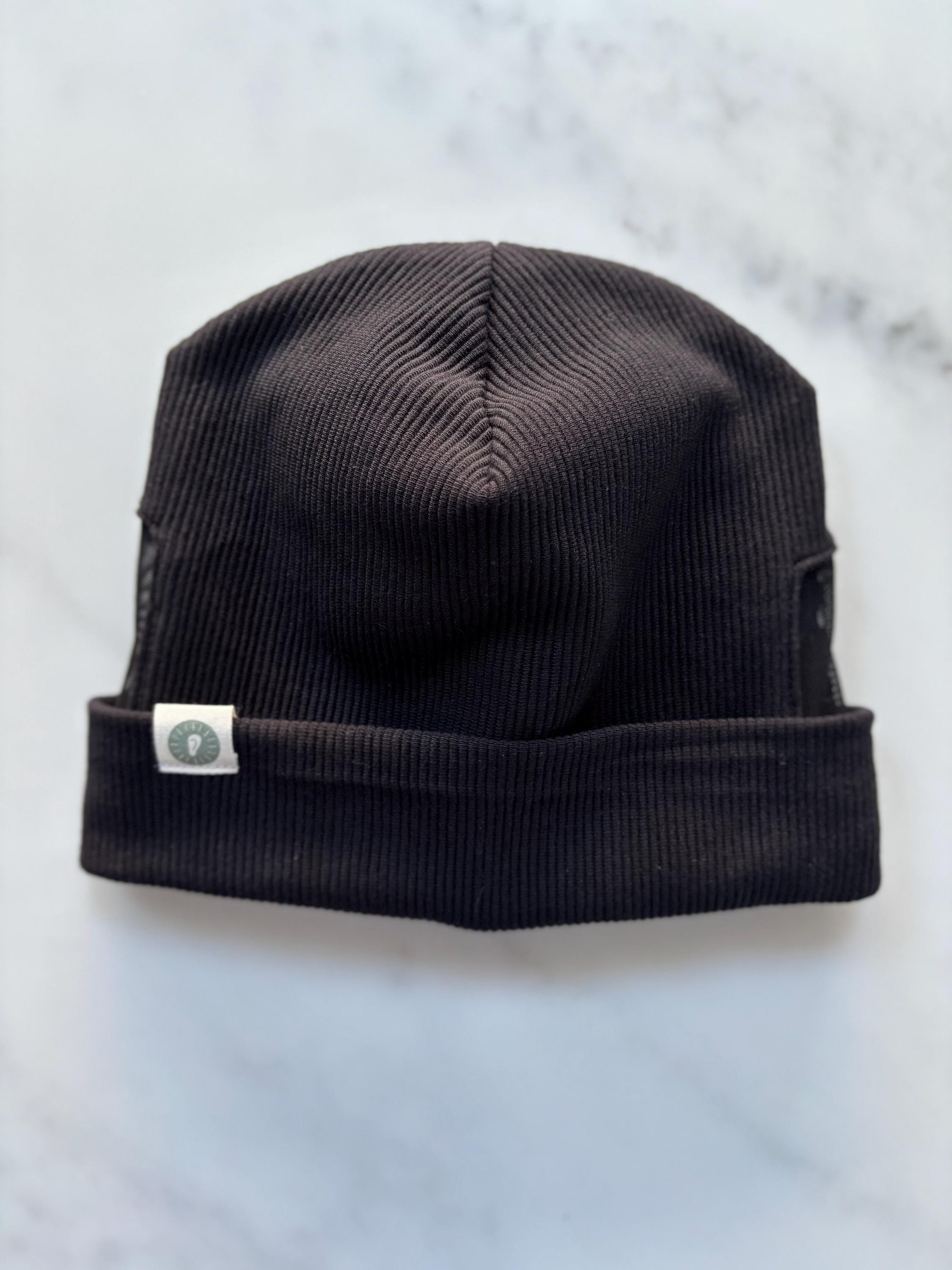 Cochlear Implant/hearing Aid Everyday Ribbed Beanie Hat - Turn up Style ...
