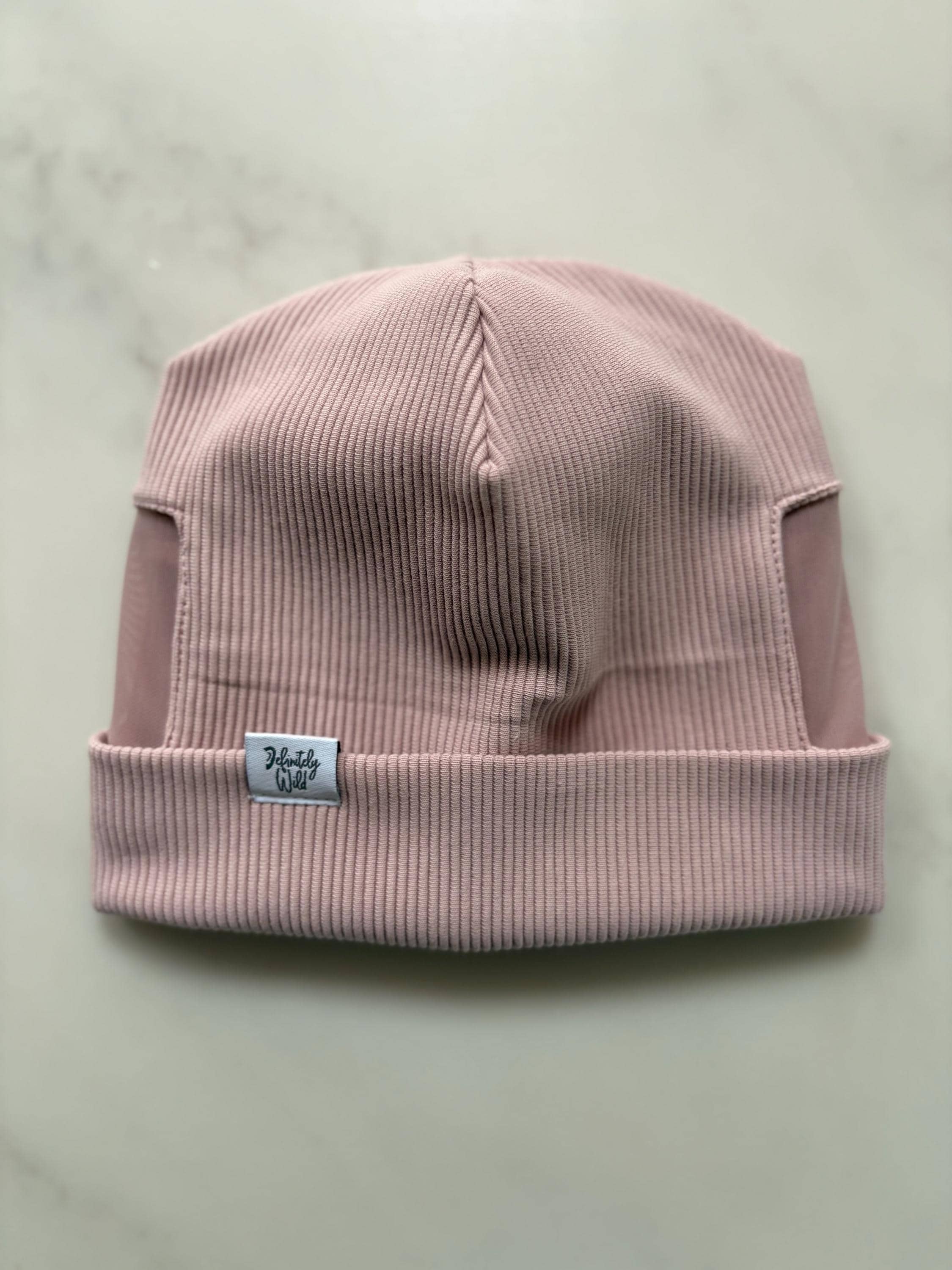 Cochlear Implant/hearing Aid Everyday Ribbed Beanie Hat - Turn up Style ...