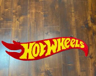Hot Wheels Logo Rug - Etsy