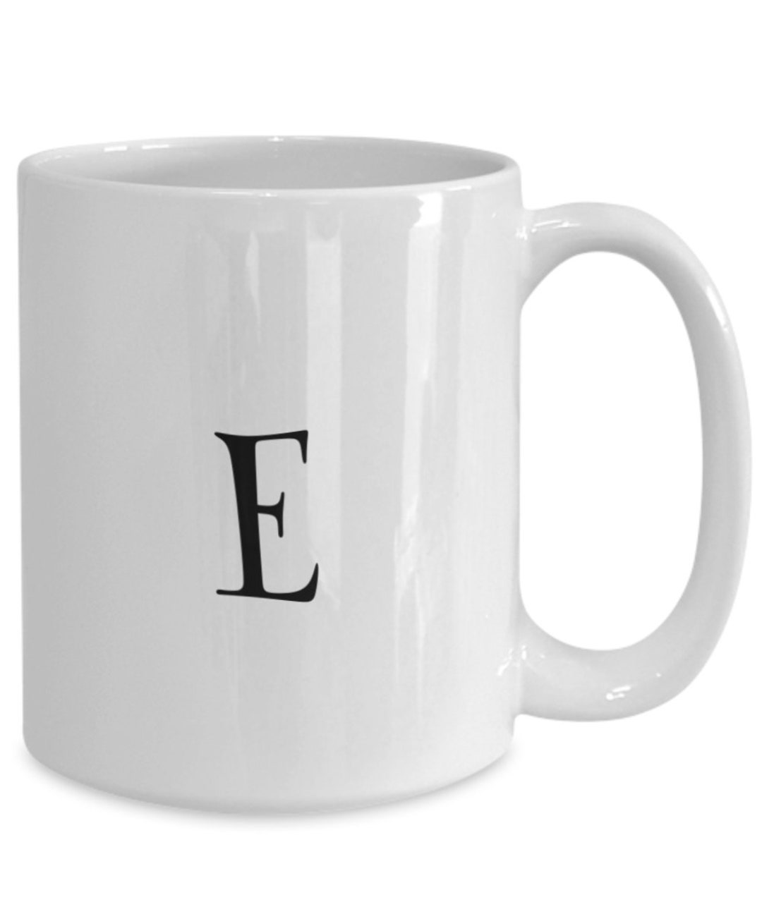 Alphabet Mug E Anyone With Letter E Name Etsy