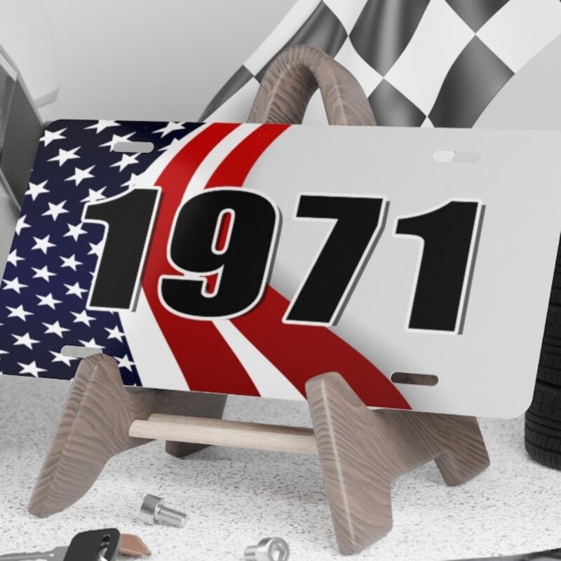 Antique Car License Plate - Etsy