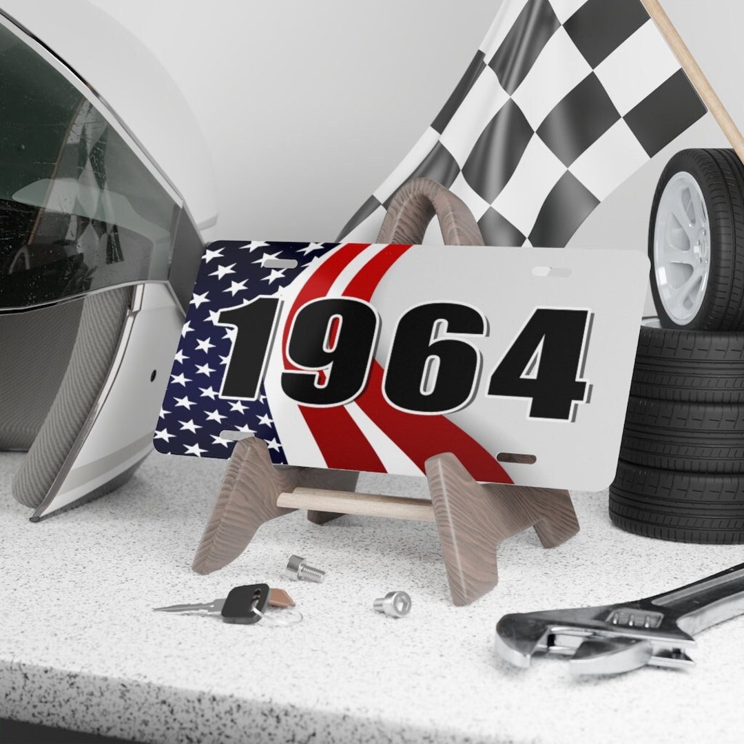 1964 Year Automotive Classic Antique Car License Plate Tag | Custom ...