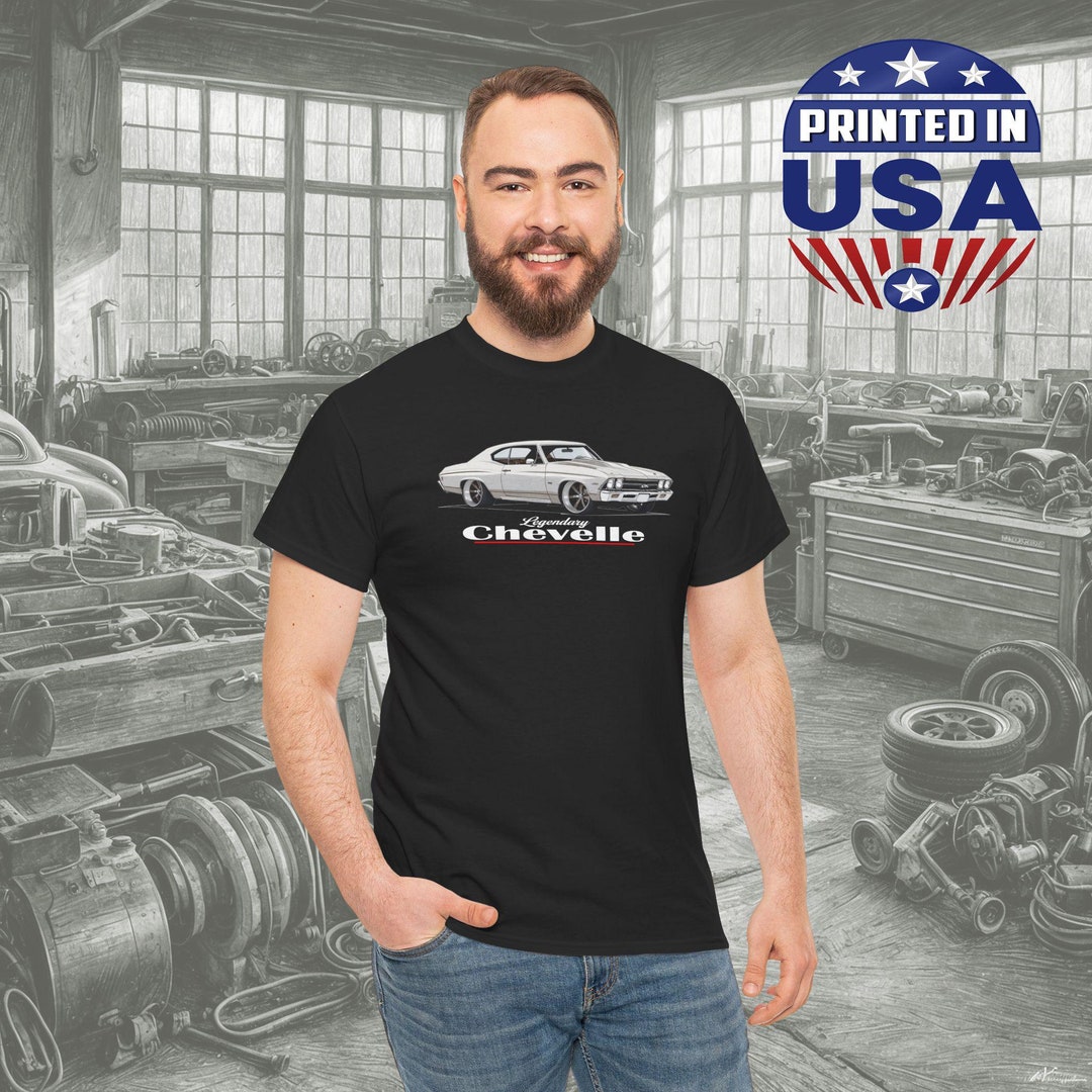 1968 Chevelle Outline Design T Shirt - Etsy