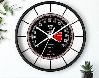 Tachometer Wall Clock - Etsy