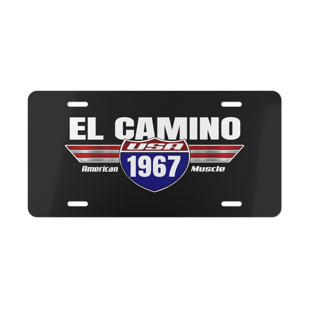 1967 El Camino Classic Car License Plate Tag - Made in the USA - Etsy