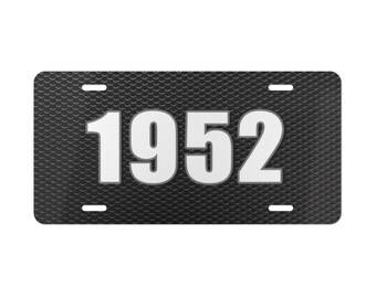 1952 License Plate - Etsy