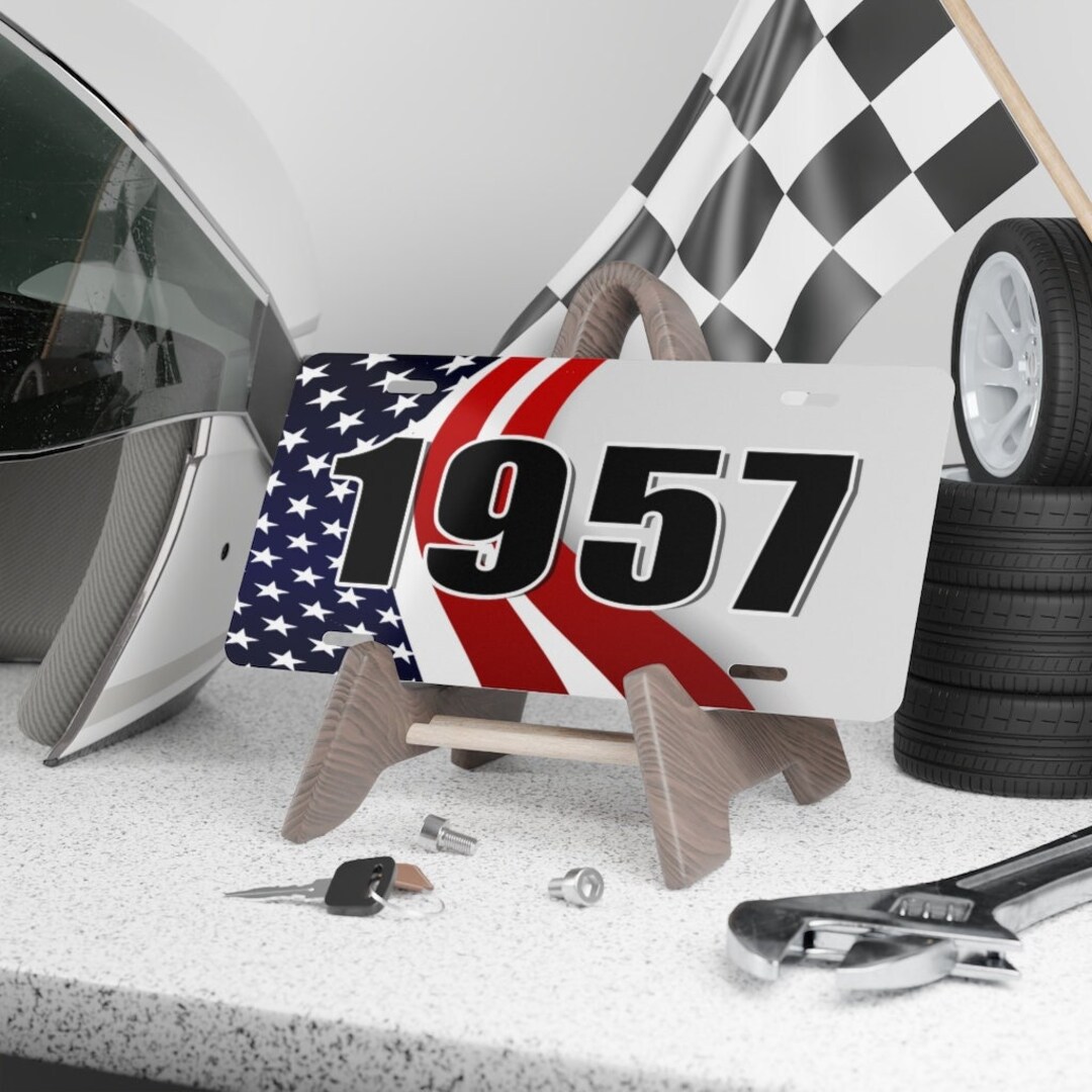 1957 Year Automotive Classic Antique Car License Plate Tag | Custom ...